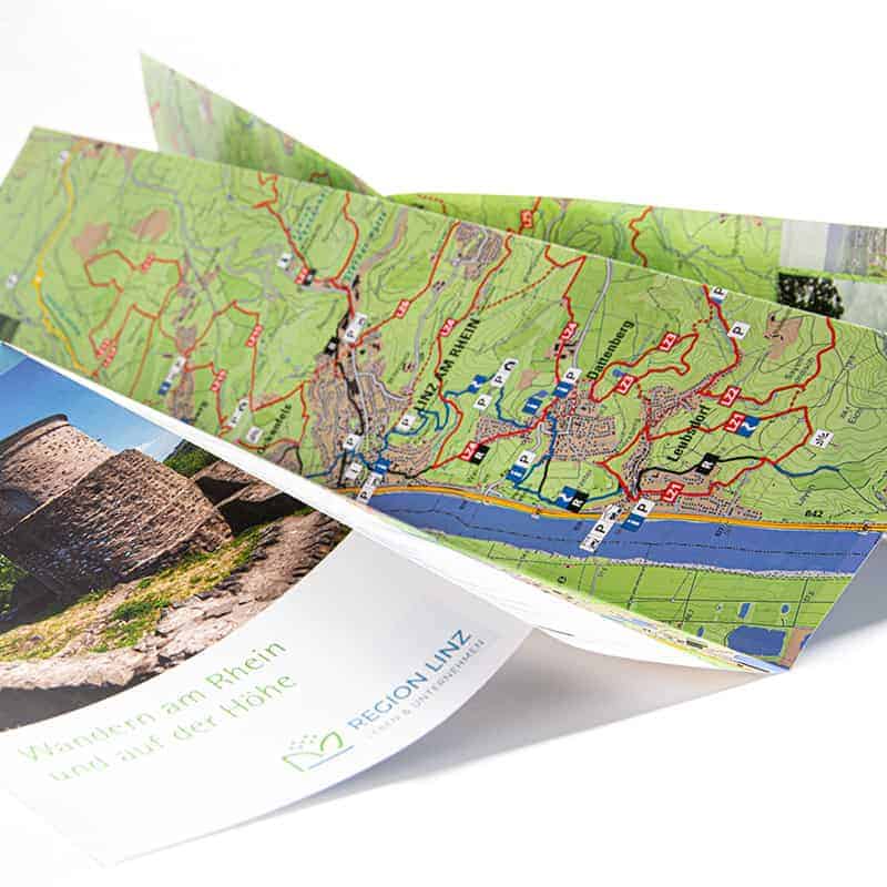 Wanderkarte LZ-Wege - linz2go